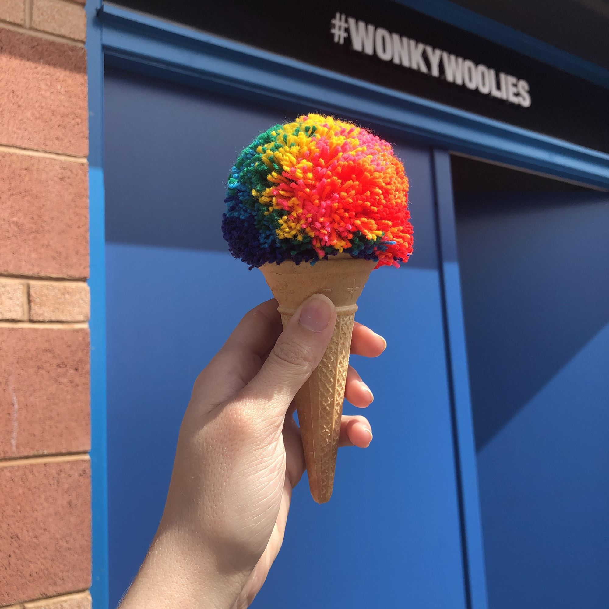 Ice Cream Weather - Wonky Woolies | Custom Bobble and Beanie Hats