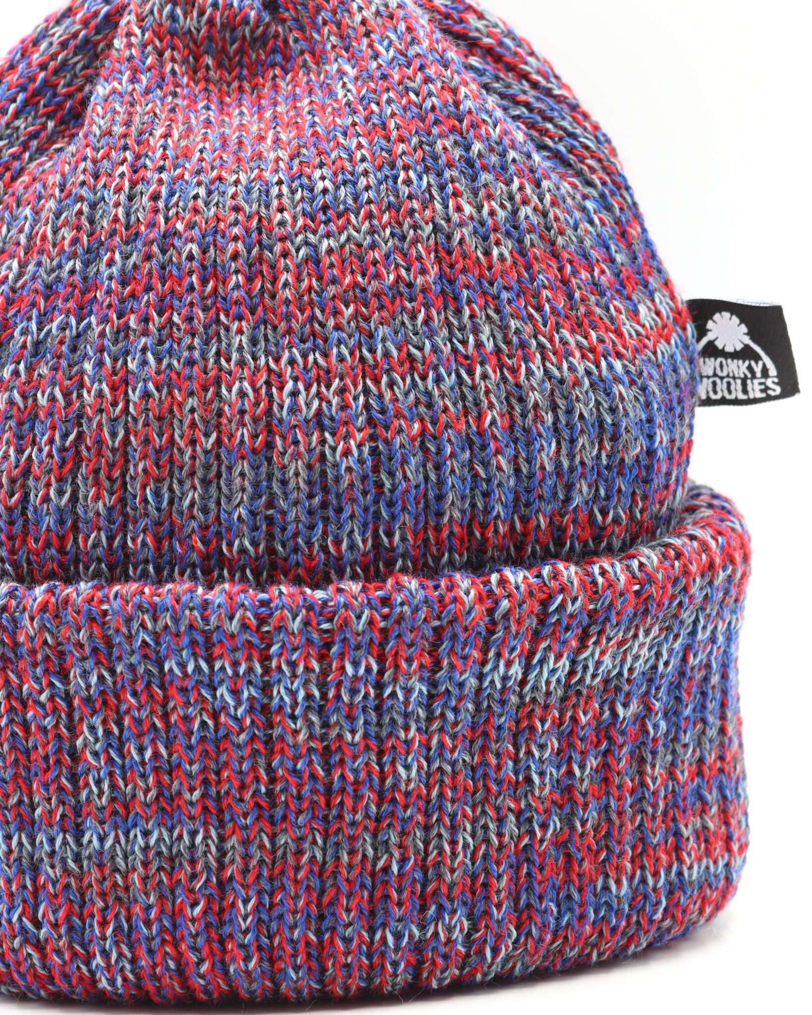 Multi colour merino beanie | Wonky Woolies - Beanie Hat, Knitted Hat ...